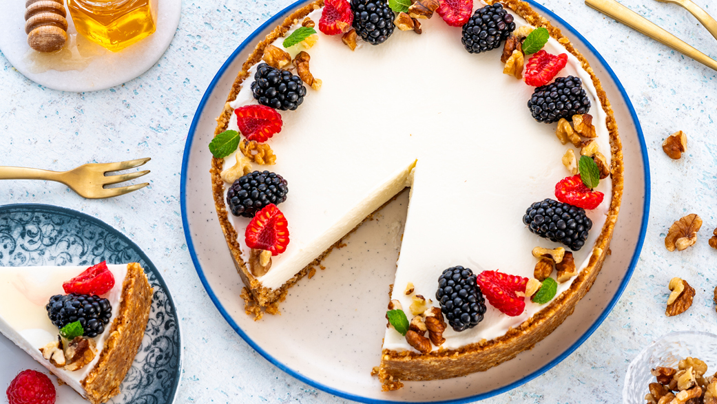Recept za feta cheesecake brez peke
